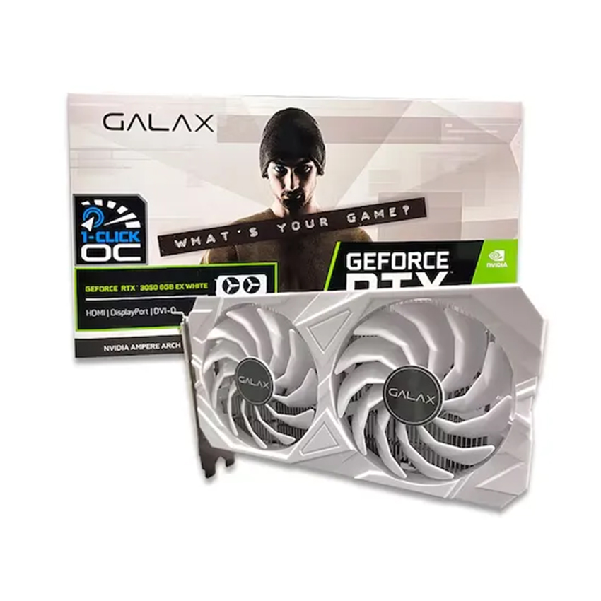 Card Màn Hình VGA GALAX GeForce RTX™ 3050 6GB EX White